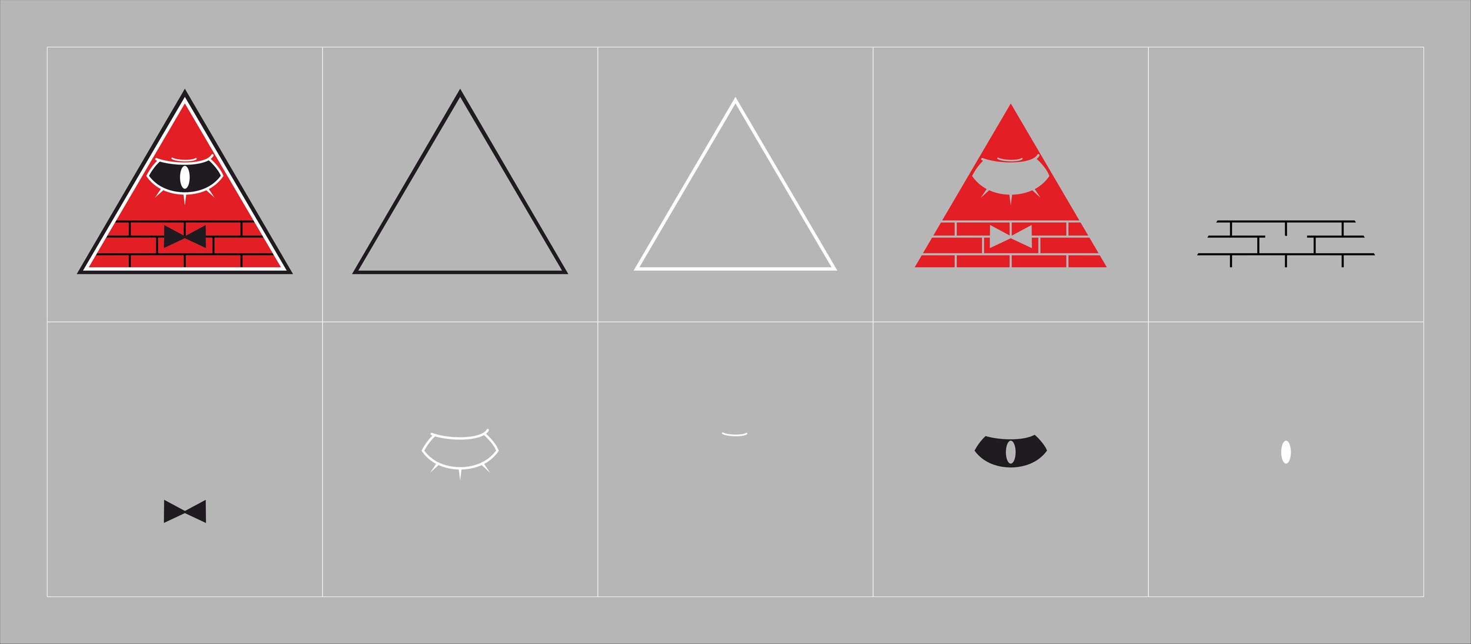 Red Bill Cipher SVG, Gravity Falls Downloadable File, Angry Bill Cipher ...