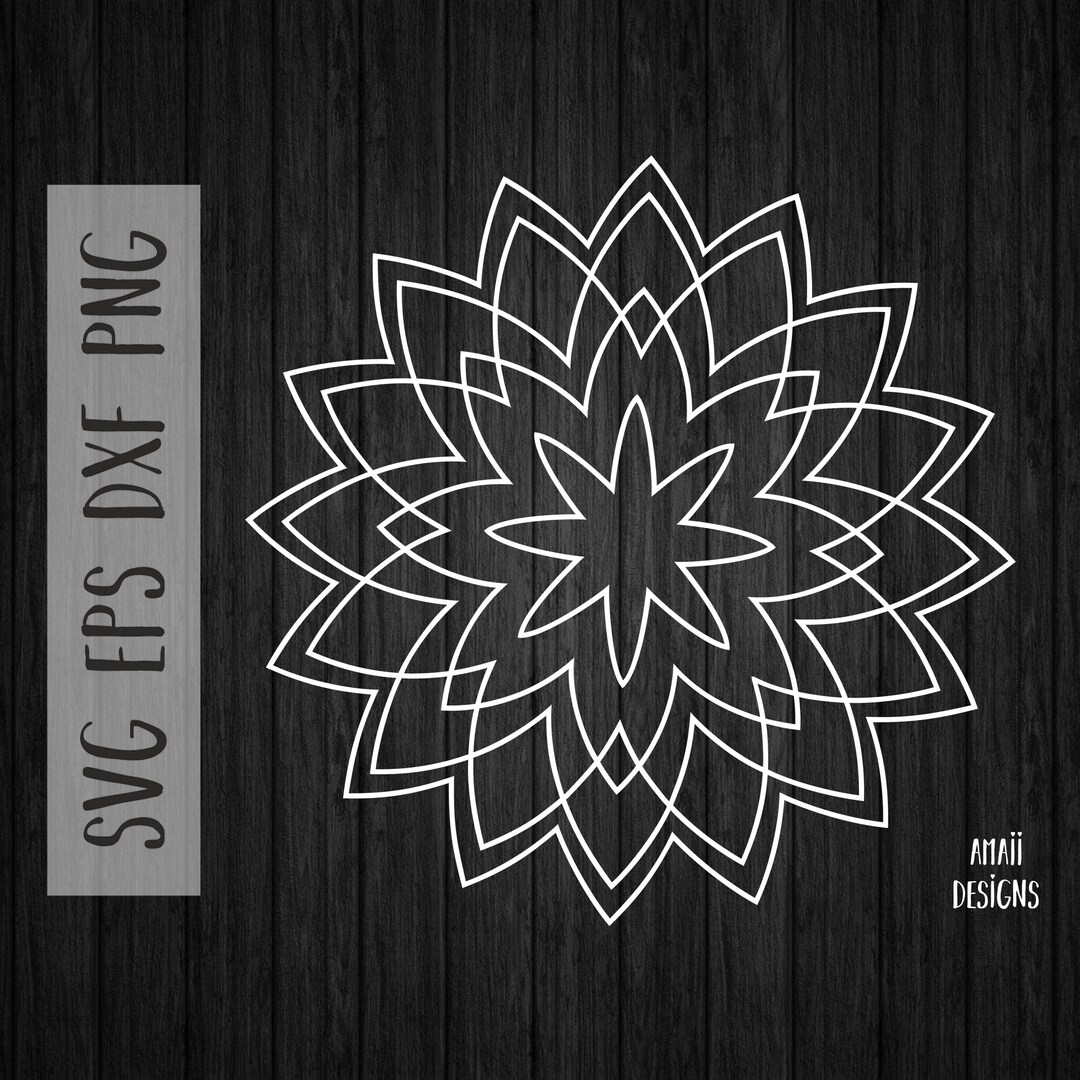 Mandala SVG, Digital Vector Download Files for Cutting, Cricut ...