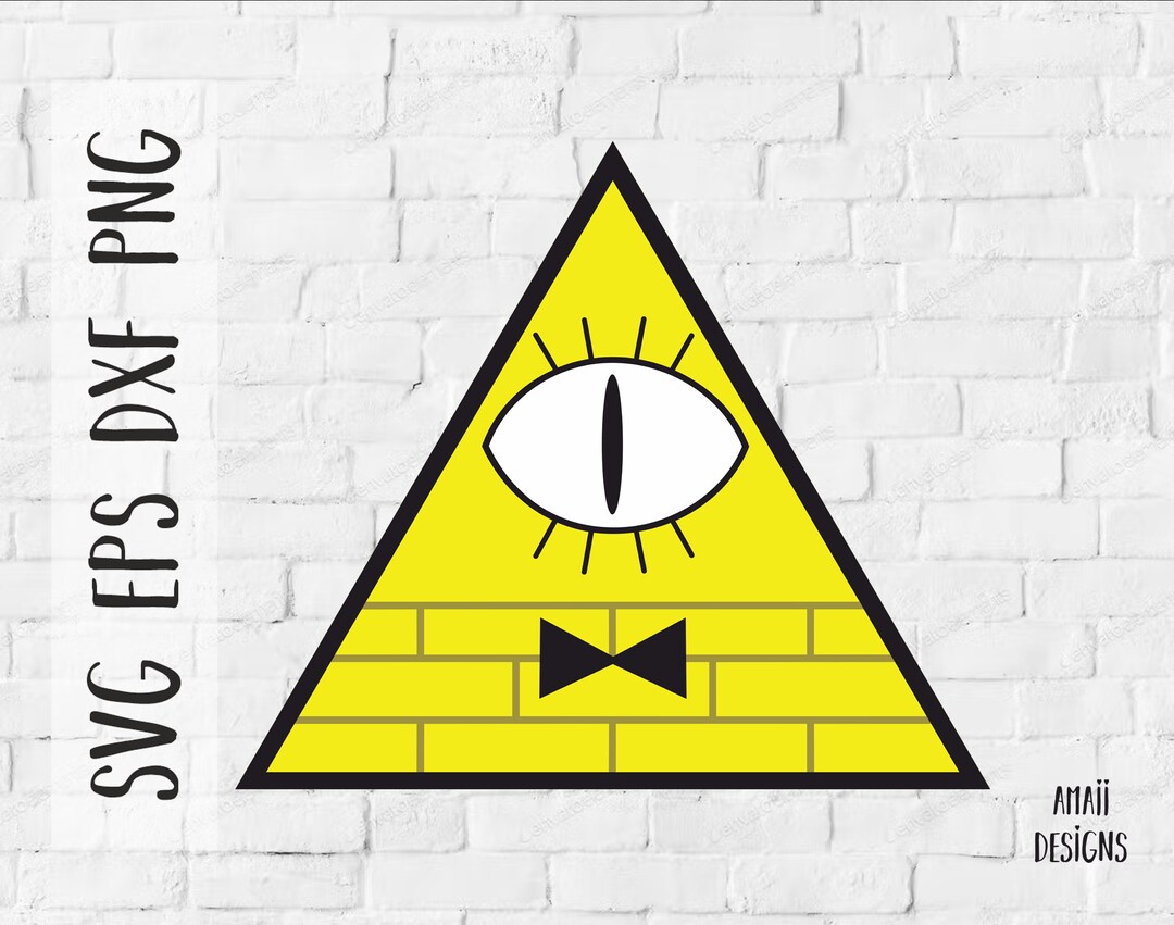 Bill Cipher SVG Gravity Falls Downloadable File Bill Cipher - Etsy