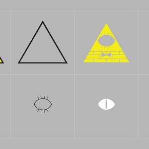 Bill Cipher SVG, Gravity Falls Downloadable File, Bill Cipher Digital ...
