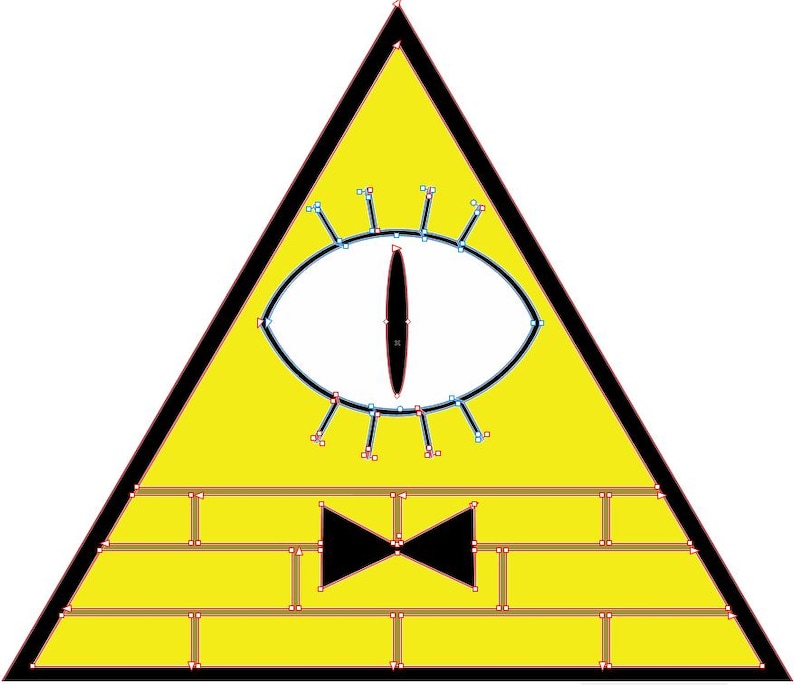 Bill Cipher SVG, Gravity Falls Downloadable File, Bill Cipher Digital ...
