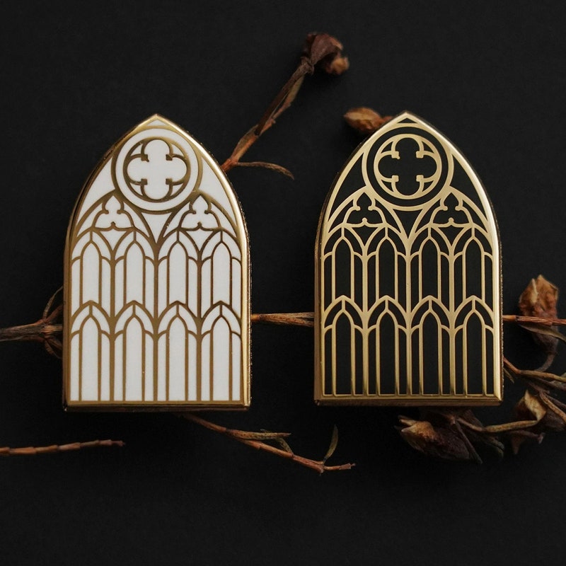 Gothic Enamel Pin - Etsy