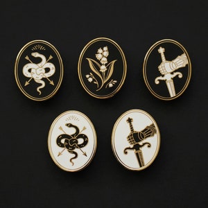Sword Cameo Pin - Etsy