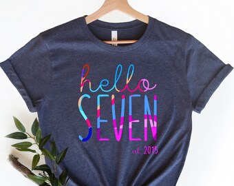 Seven Year Old Girl Shirt - Etsy