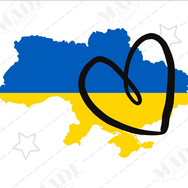 Ukraine Map Stencil - Etsy