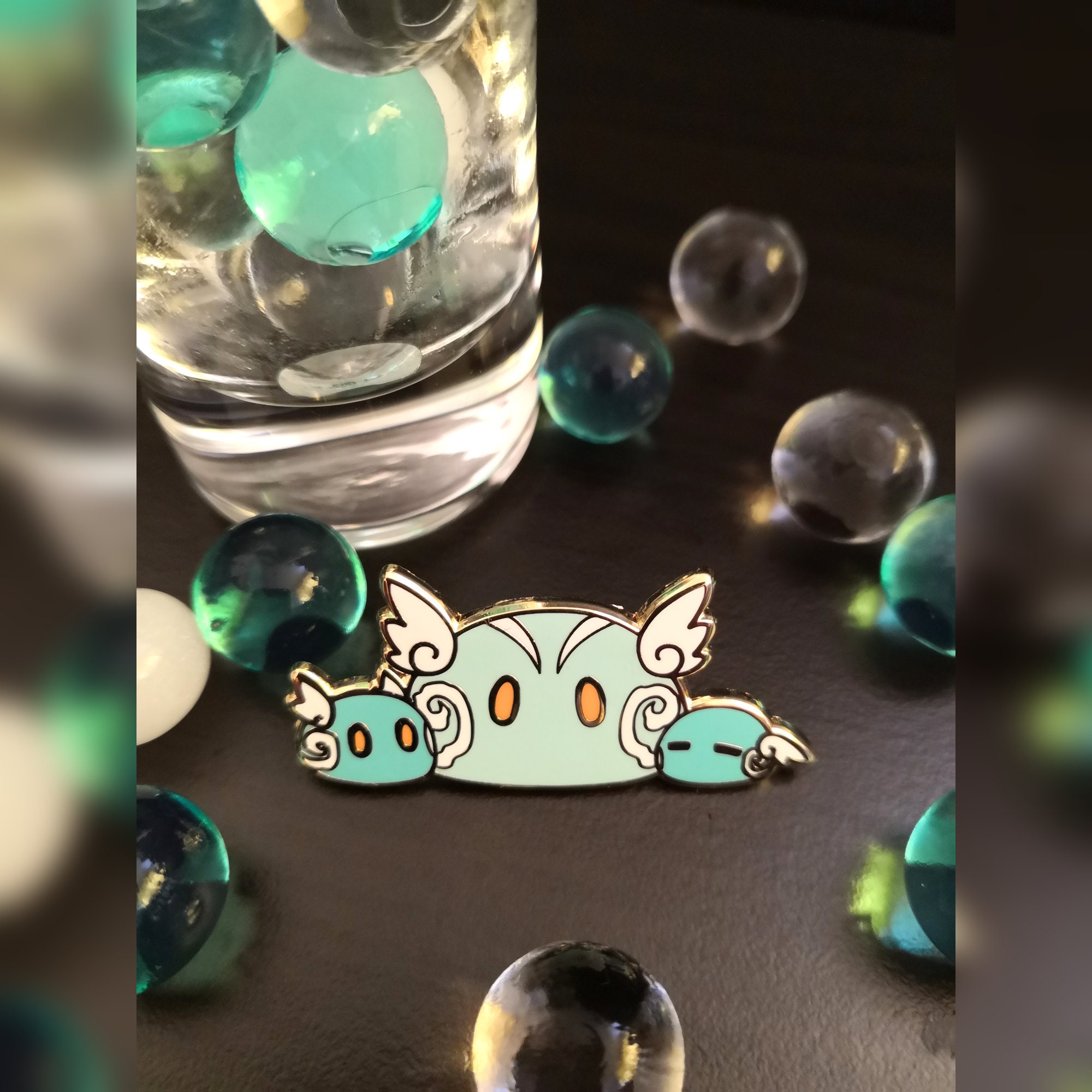 GENSHIN IMPACT Pins: Elemental Slimes - Etsy