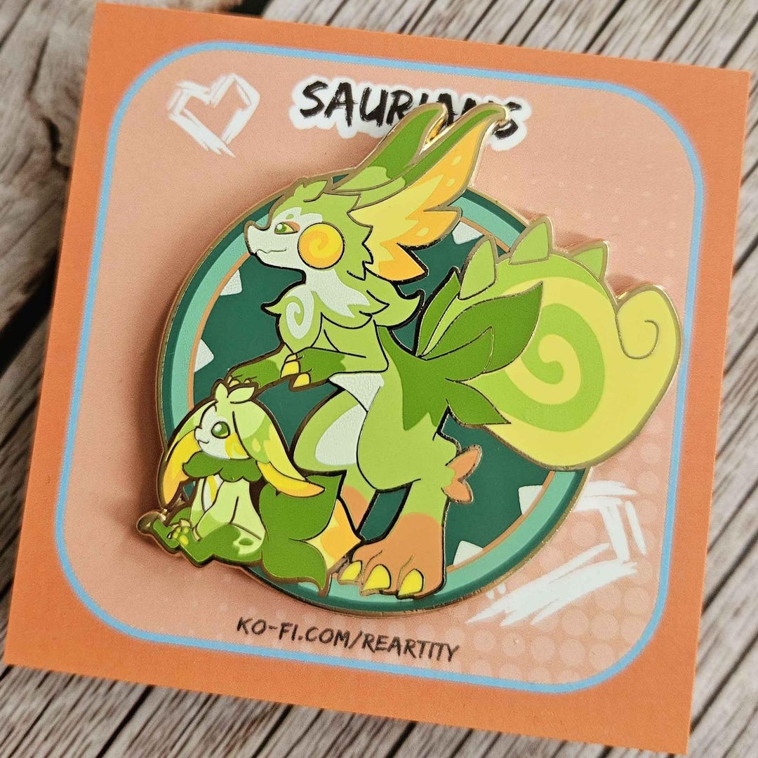 Yumkasaurus GENSHIN IMPACT Saurian Pin - Etsy