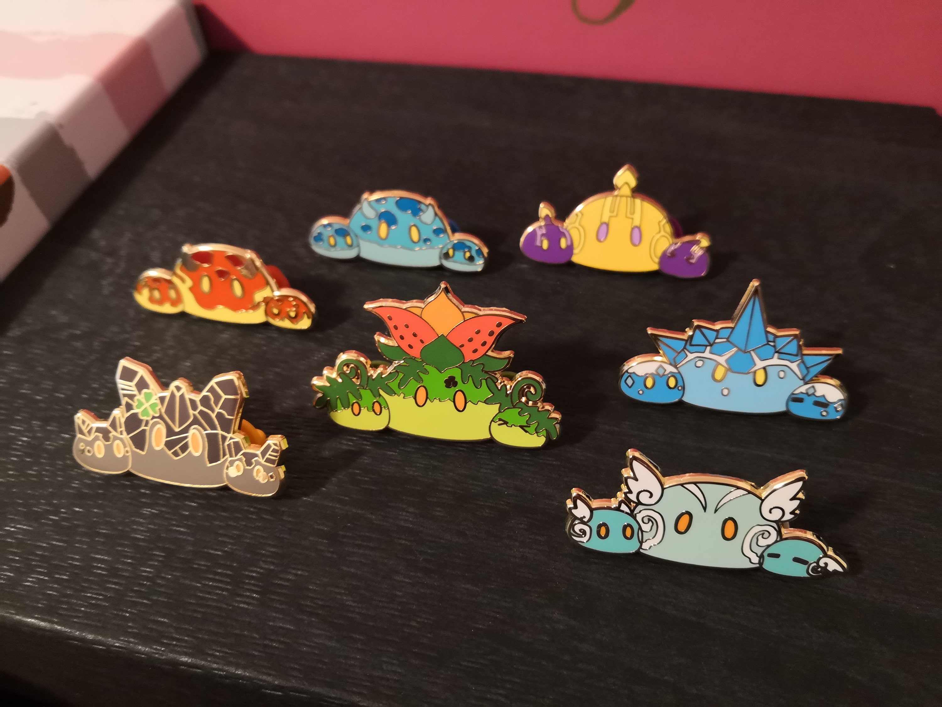 GENSHIN IMPACT Pins: Elemental Slimes - Etsy