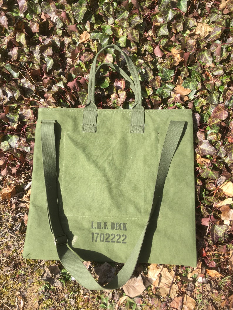 Vintage US Helmet Bag - Lizard Camo, YKK, Canvas, Military Style ...