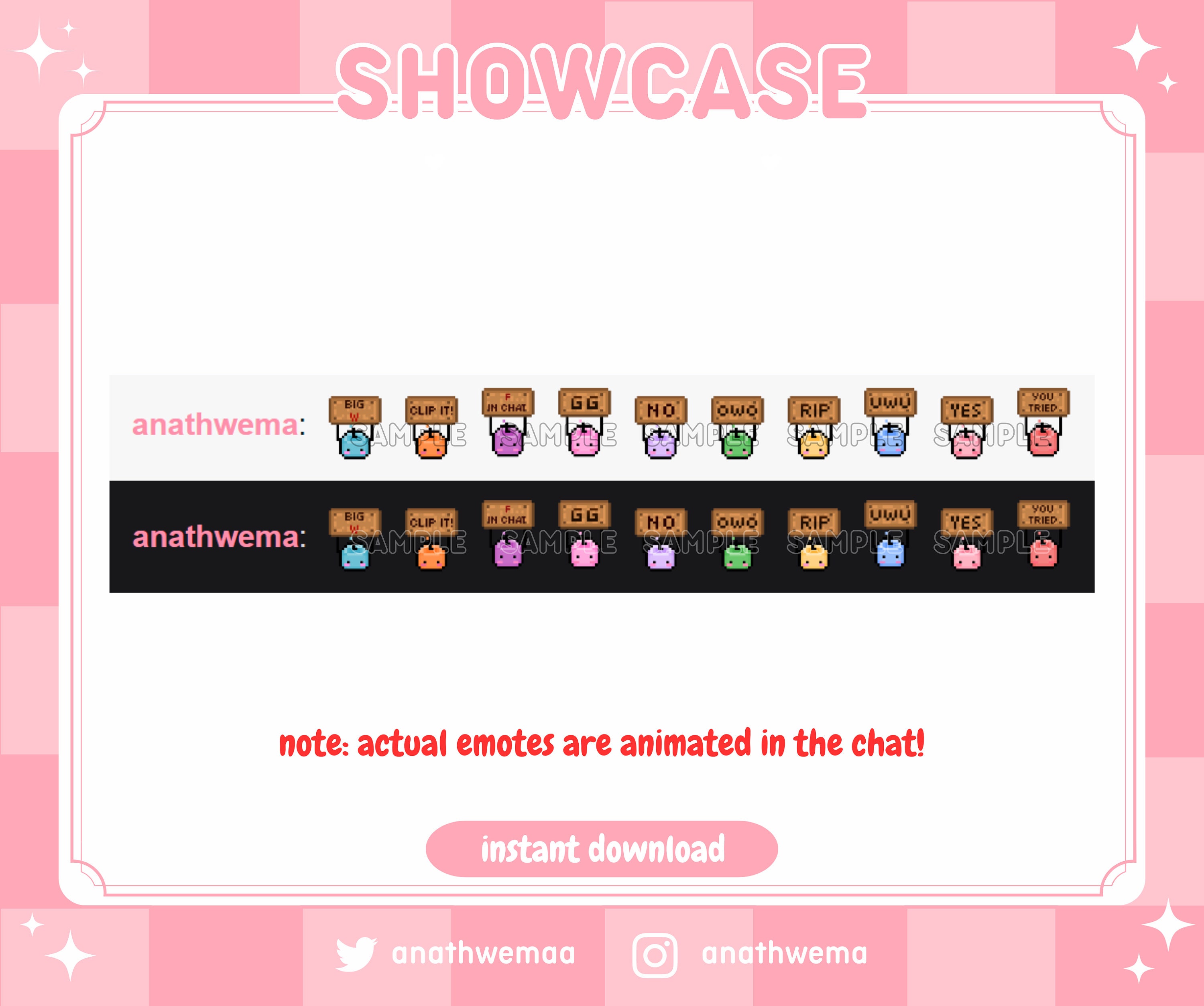 10x ANIMATED Stardew Valley Junimo Twitch Alerts / Emotes Sign Text ...
