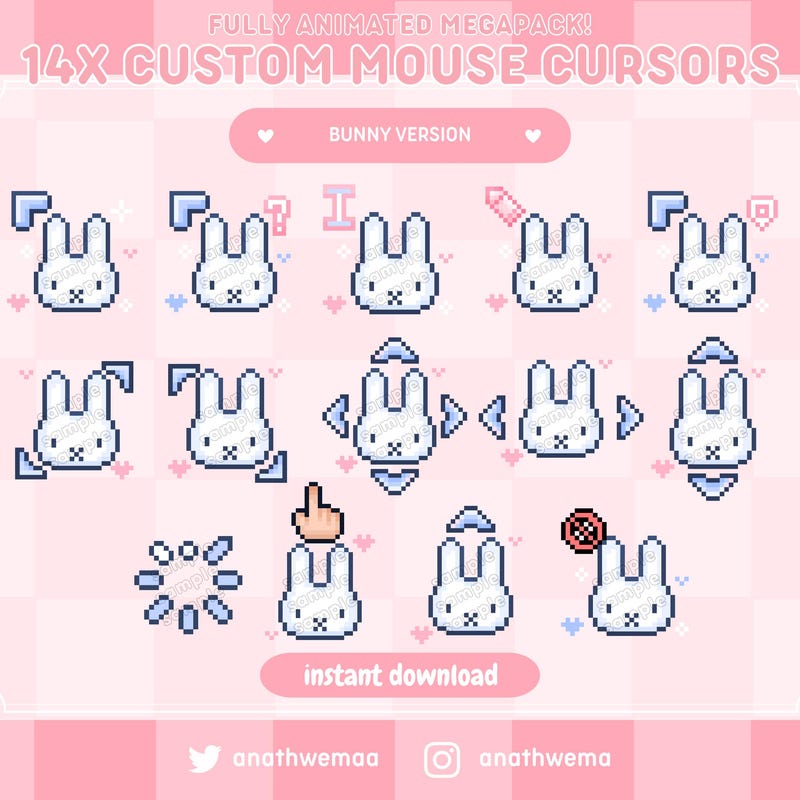 Cute Cursors for Windows - Etsy