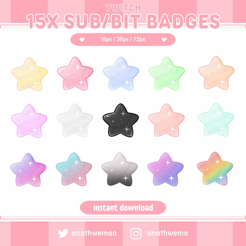 Pink Discord Role Icons - Etsy