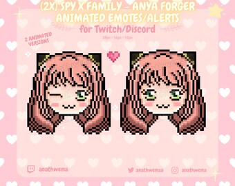 Anya Pixel Art - Etsy Australia