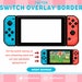 Switch Streaming Overlay for Twitch | Game Display / Webcam Frame ...