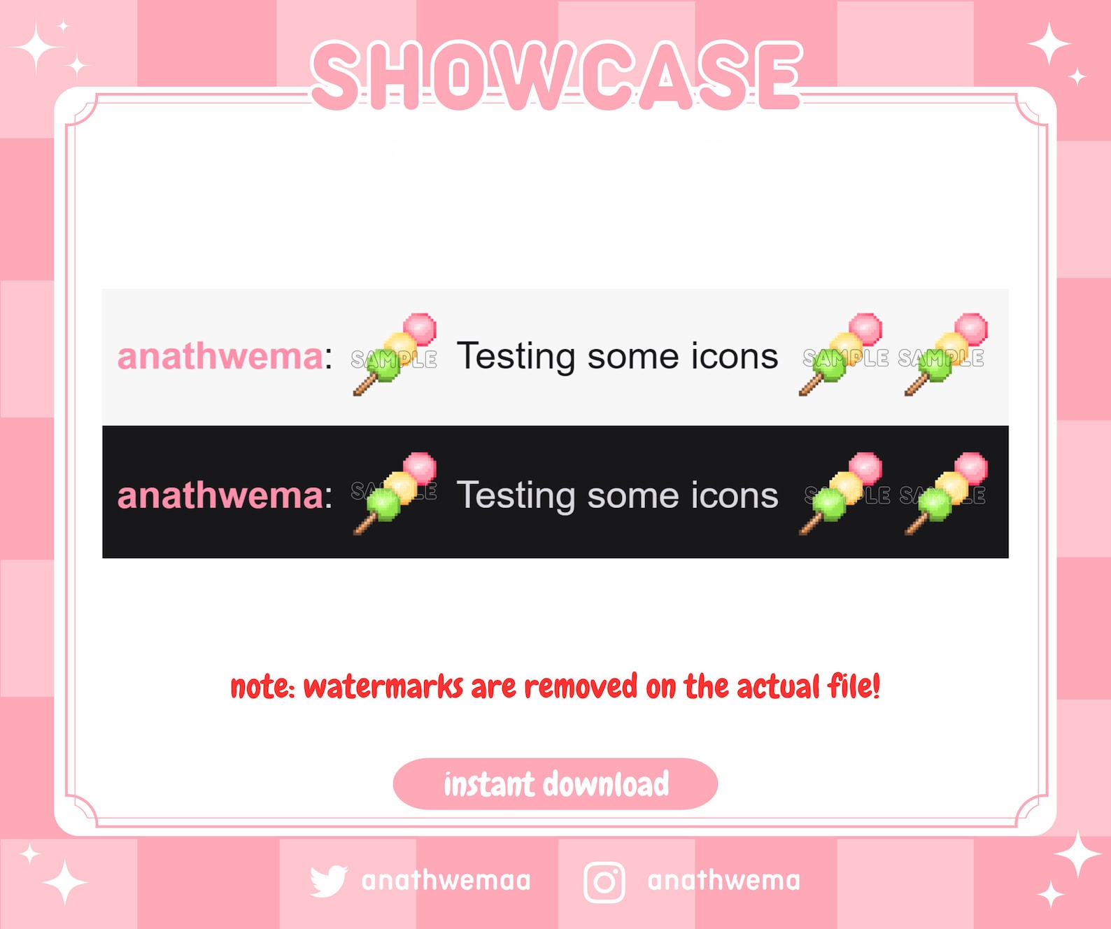 Dango Cute Twitch Emote / Channel Point Pixel 8 Bit Hanami Japanese ...