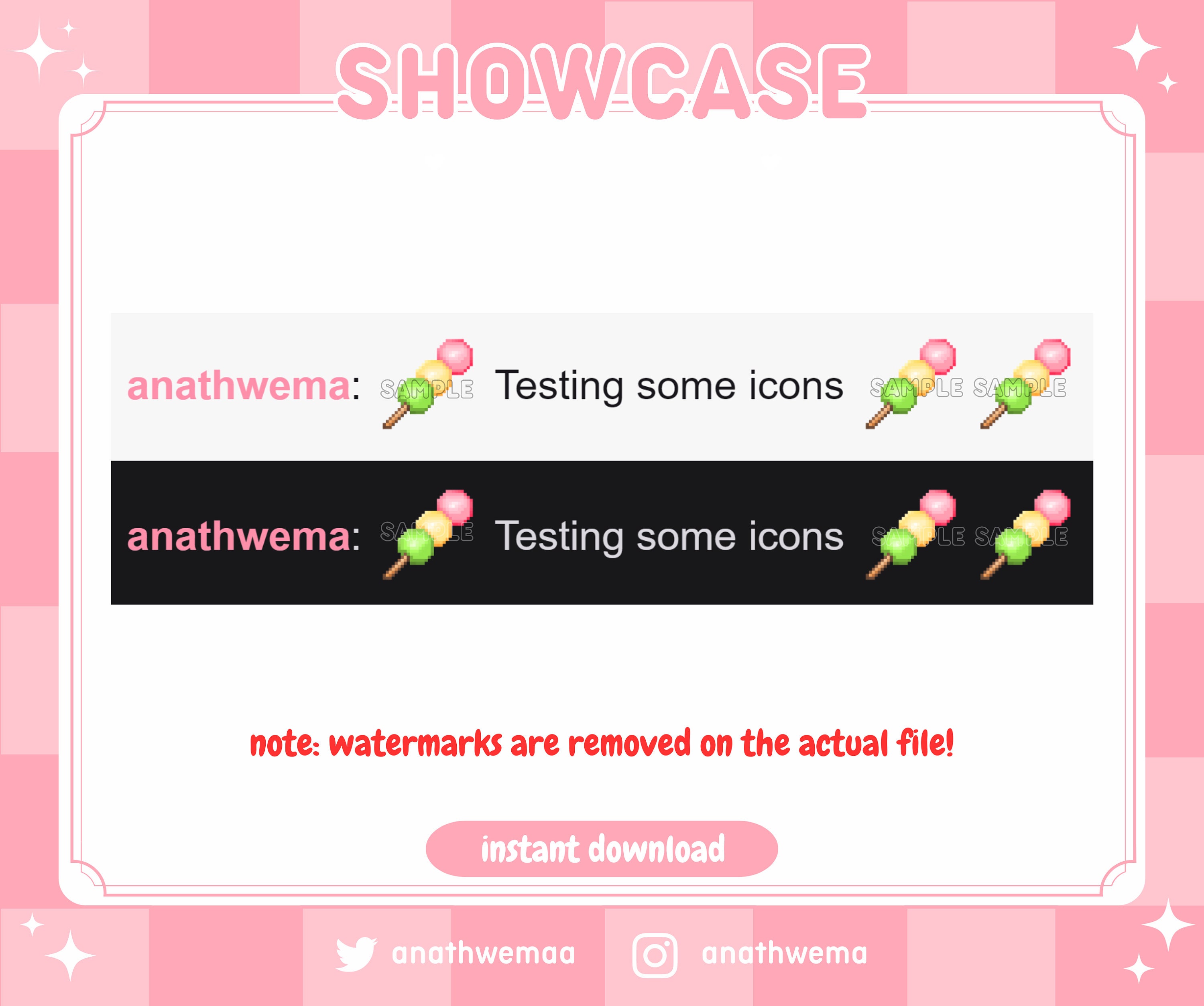 Dango Cute Twitch Emote / Channel Point Pixel 8 Bit Hanami Japanese ...