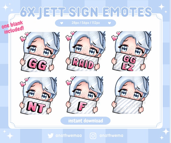 Chibi Holding A Sign