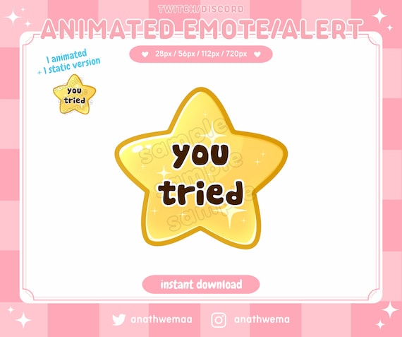 You Tried Star Gif