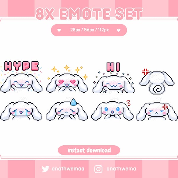 Cute Hi Emotes - Etsy