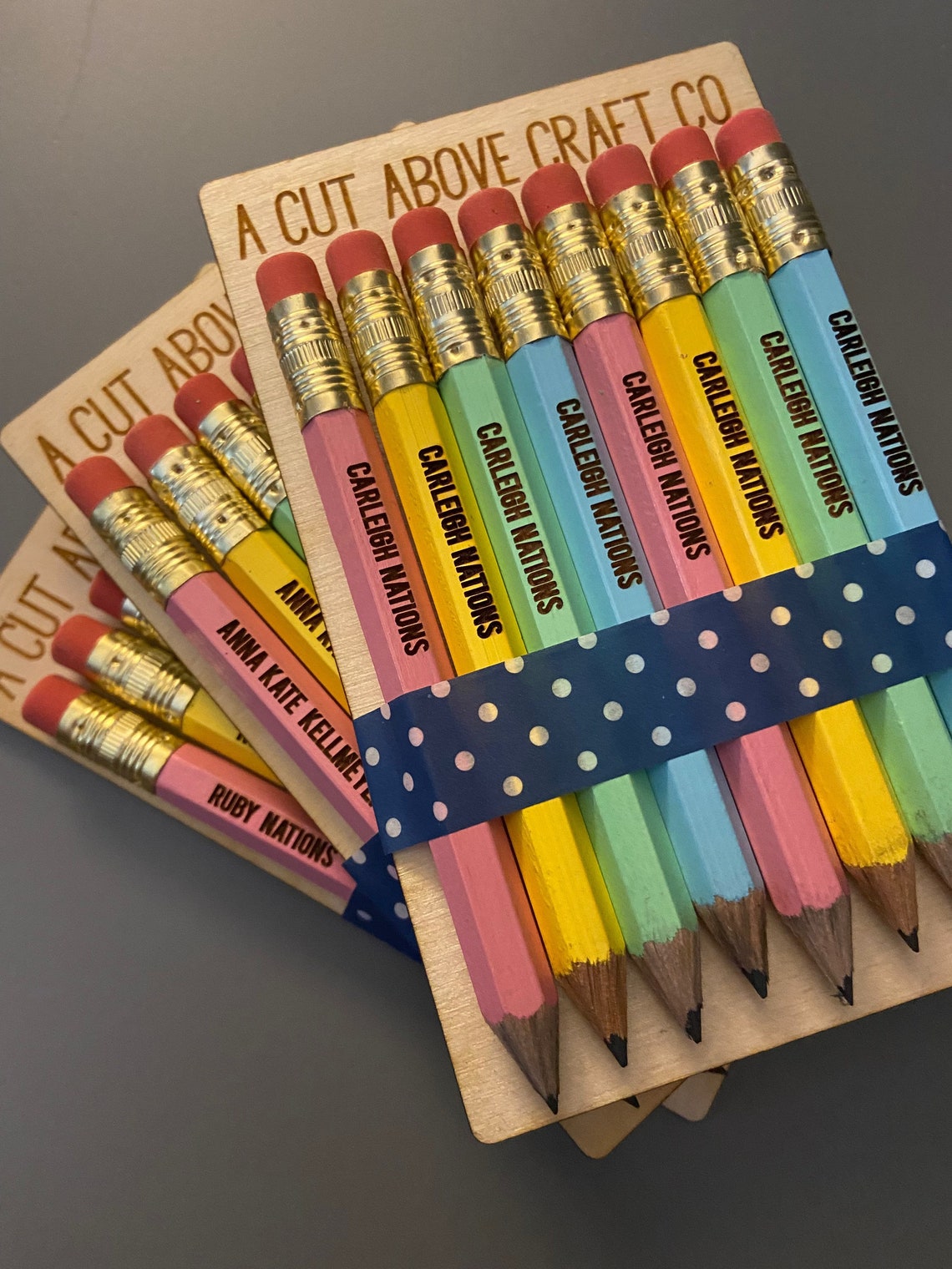 Customized Pocket Pencils Set of 8 Golf Pencils School - Etsy