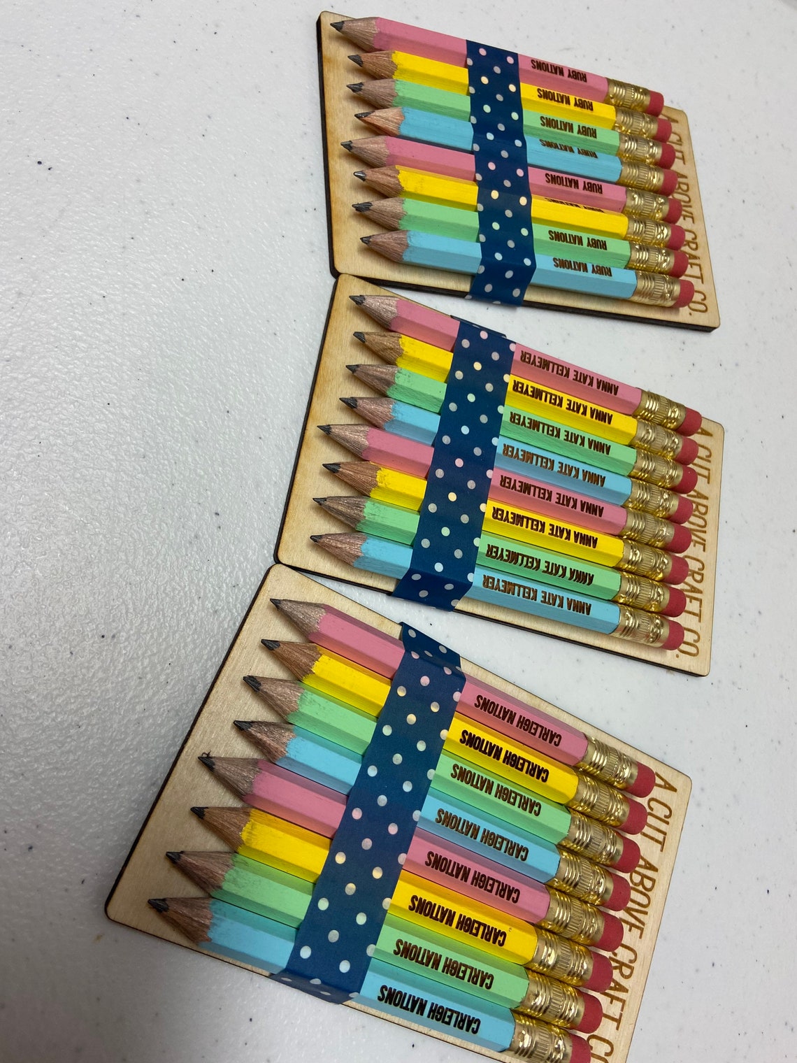 Customized Pocket Pencils Set of 8 Golf Pencils School - Etsy