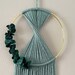 Large Floral Macrame Hoop Wall Hanging / Dried Flower Wreath / Boho ...