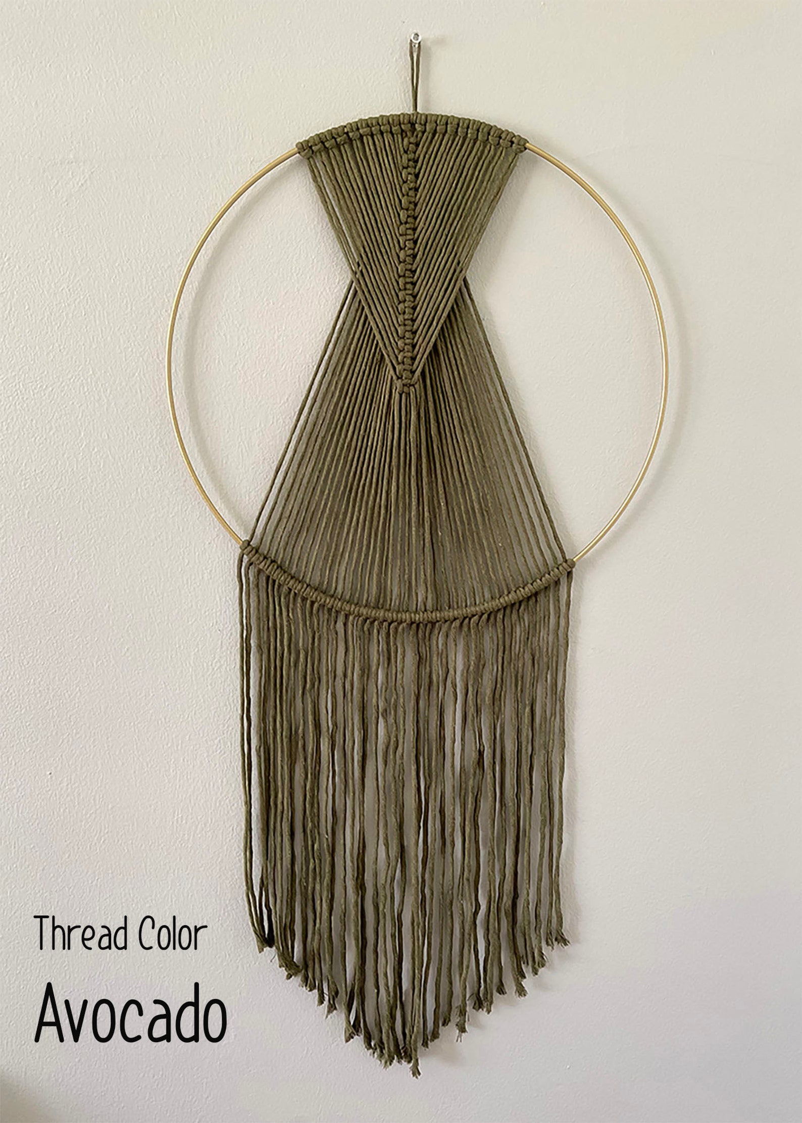 Macrame Hoop Wall Hanging / Boho Home Decor / Modern Macrame / Center ...