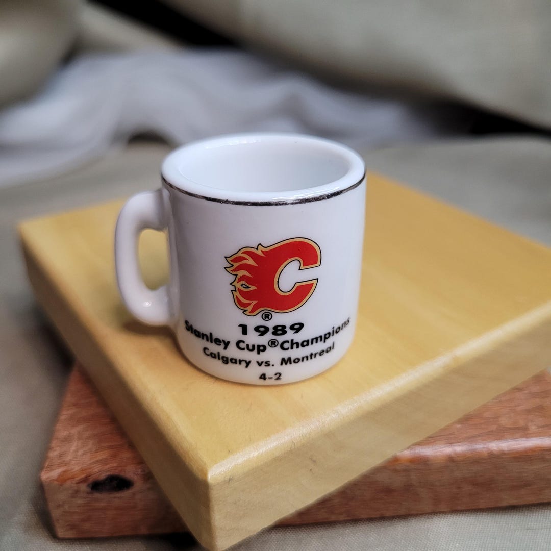 NHL Calgary Flames 1989 Stanley Cup Collectible Vintage Mini Ceramic ...