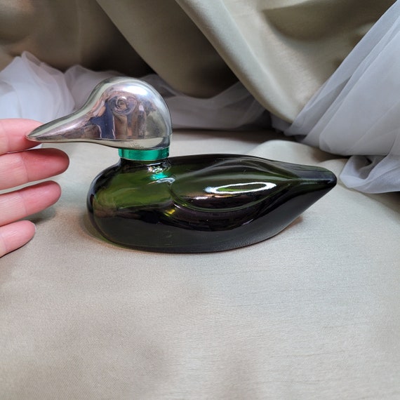 Vintage Mallard Duck Avon Glass Bottle Beautiful Vin… - Gem