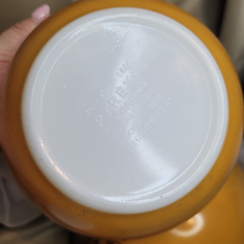 Beautiful Vintage Pyrex Old Orchard Fruit Design 3 Nesting Mixing Bowls ...