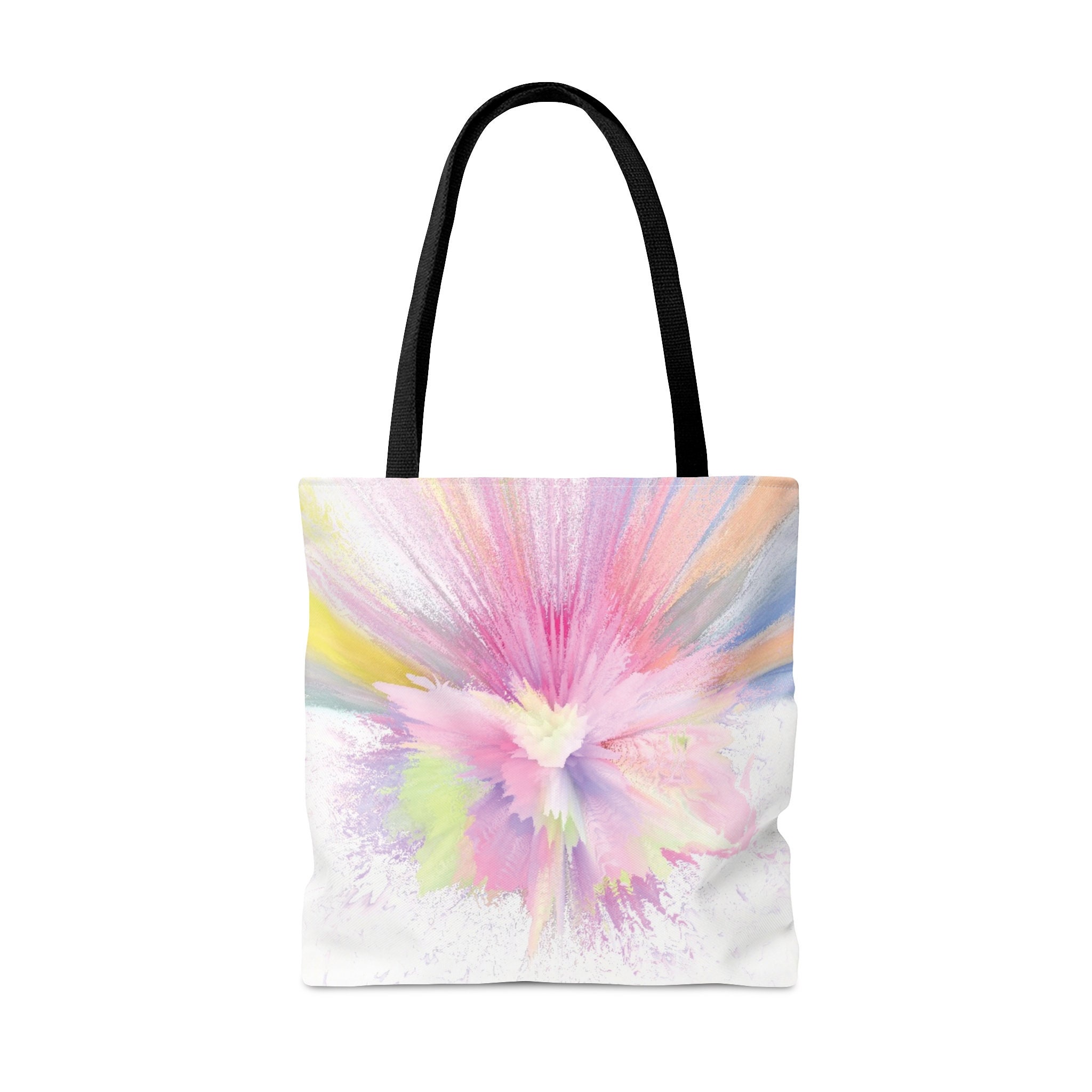 Trippy Lotus Explosion Colourful Tote Bag - Etsy