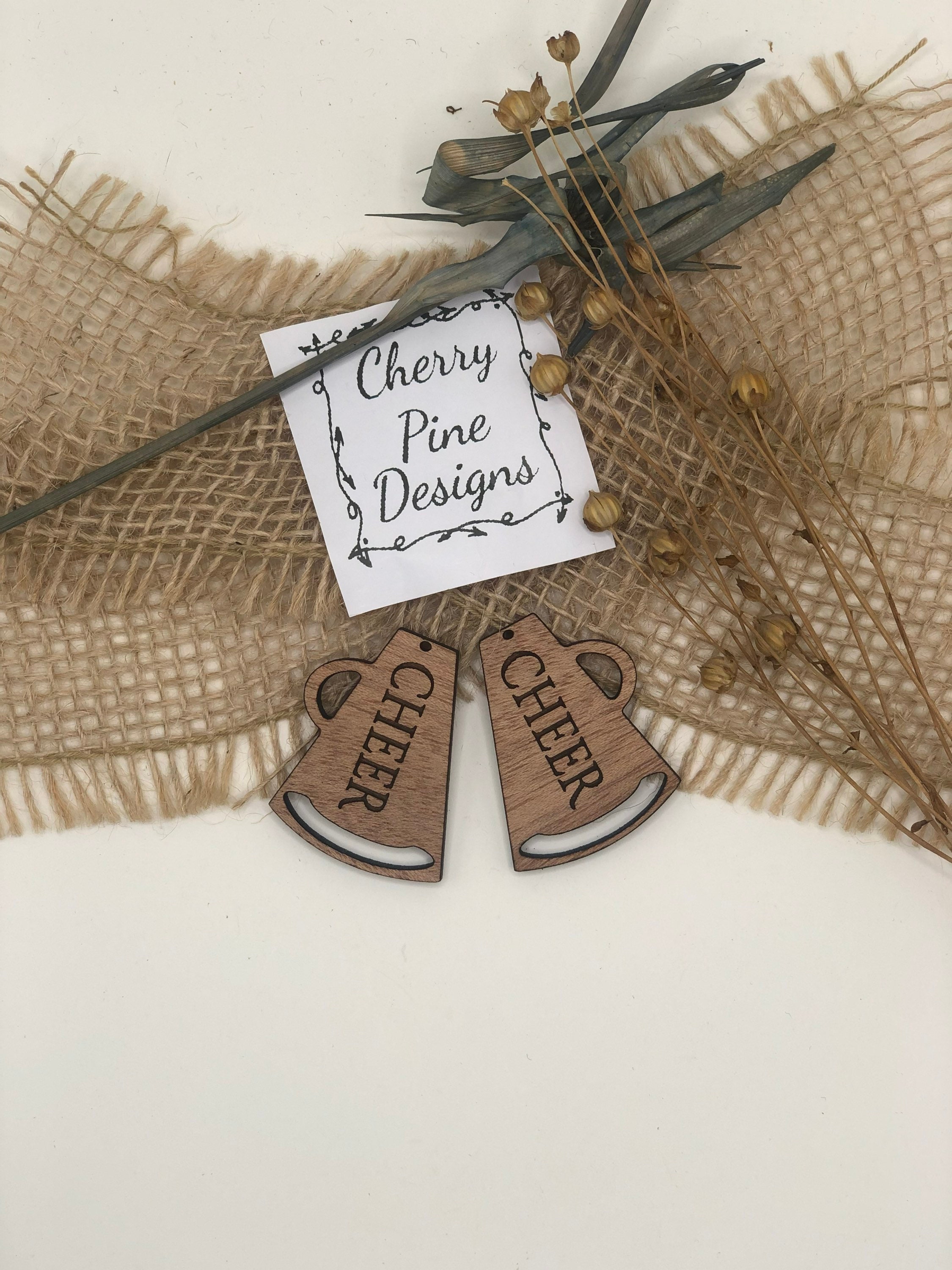 Macrame Earring Blanks, Macrame, Football, Volleyball, Cheer, Customize ...