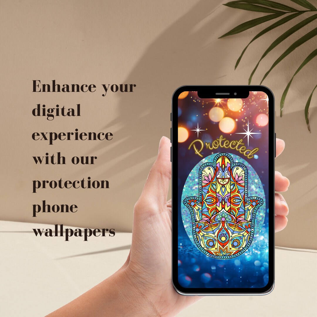 Hamsa Evil Eye Phone Wallpaper Instant Digital - Etsy