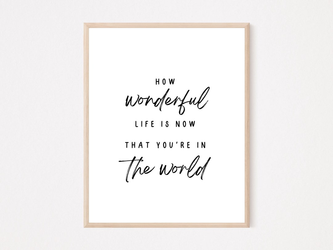 Nursery Quote Print, Baby Room Decor (digital Download) - Etsy