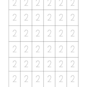 Number Tracing Booklet - Etsy