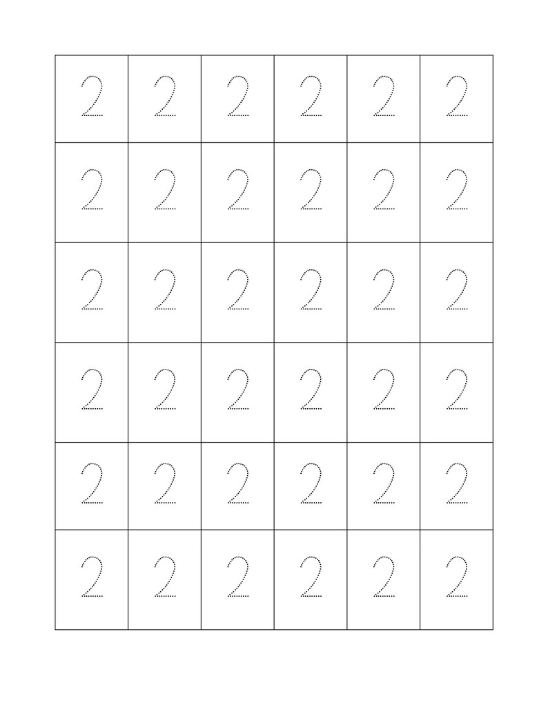 Number Tracing Booklet - Etsy