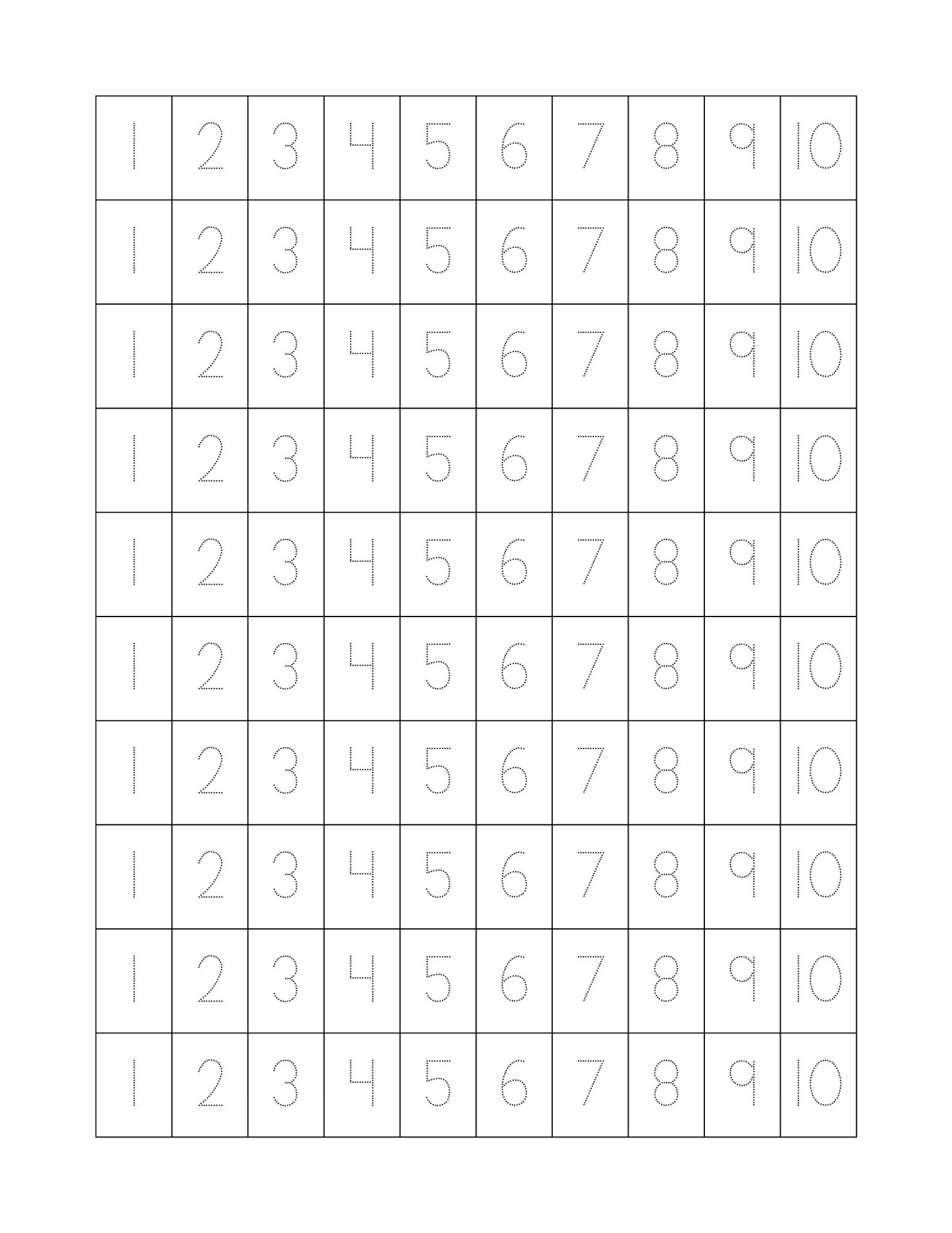 Number Tracing Booklet - Etsy