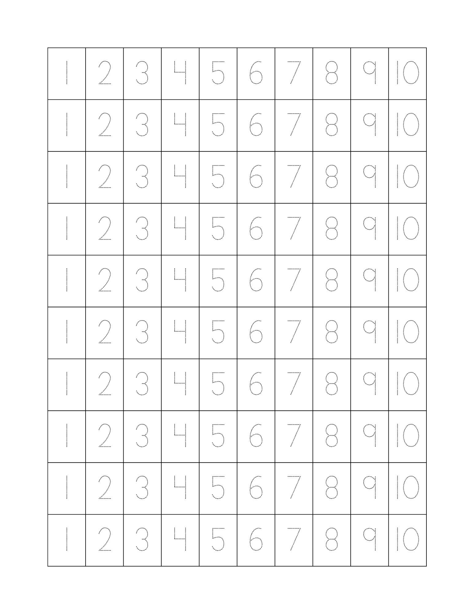 Number Tracing Booklet - Etsy