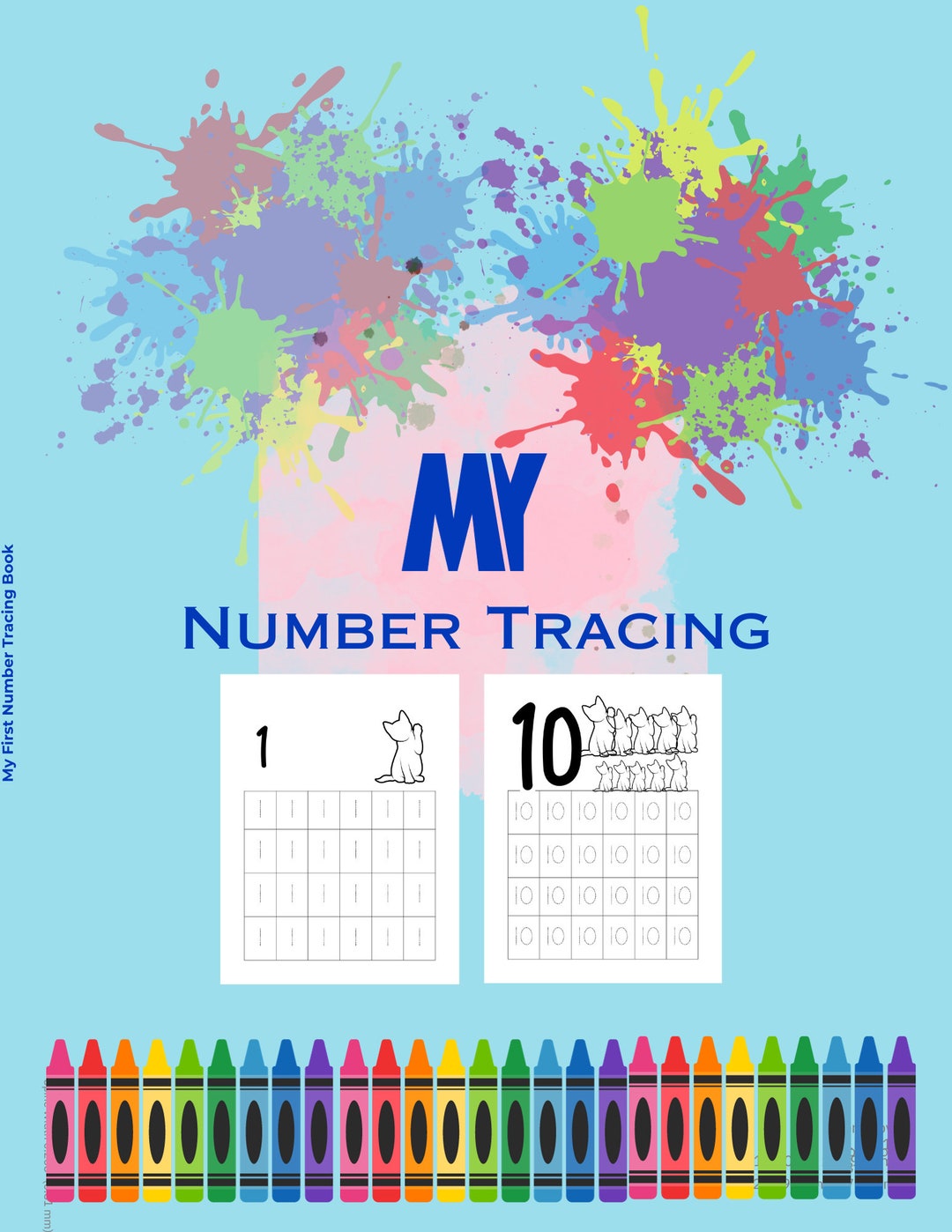 Number Tracing Booklet - Etsy