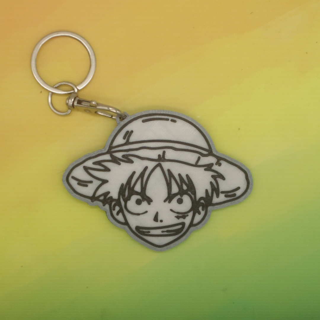 One Piece Luffy Keychain - Etsy