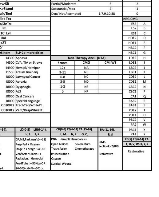 FY26_PDPM HIPPS Code Quick Reference: Health Insurance10.1.25 - Etsy