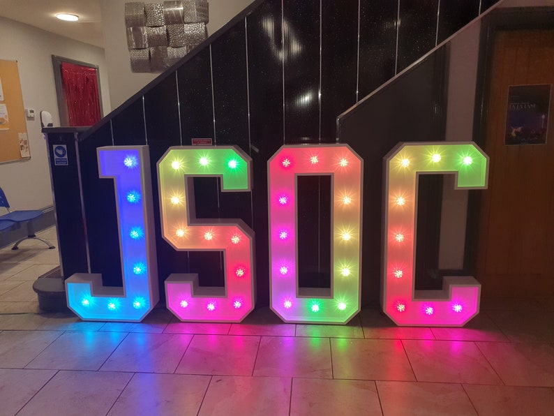 4ft Light up Letters - Etsy UK