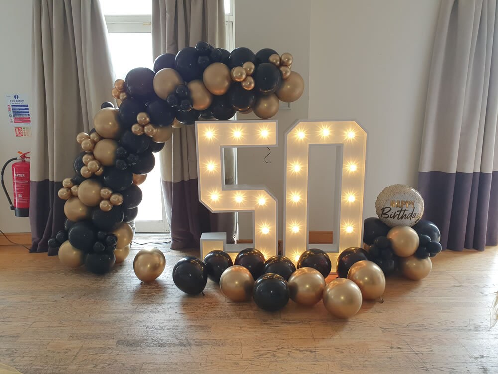 Large Light up Numbers - Etsy