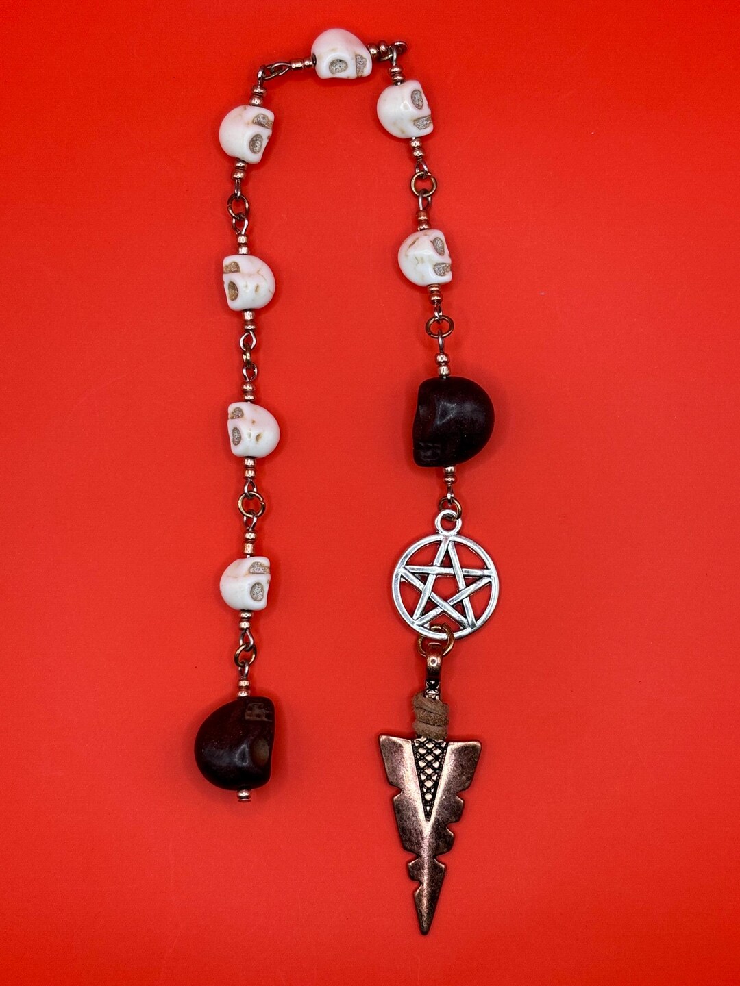 Arrowhead & Skulls Pendulum - Etsy