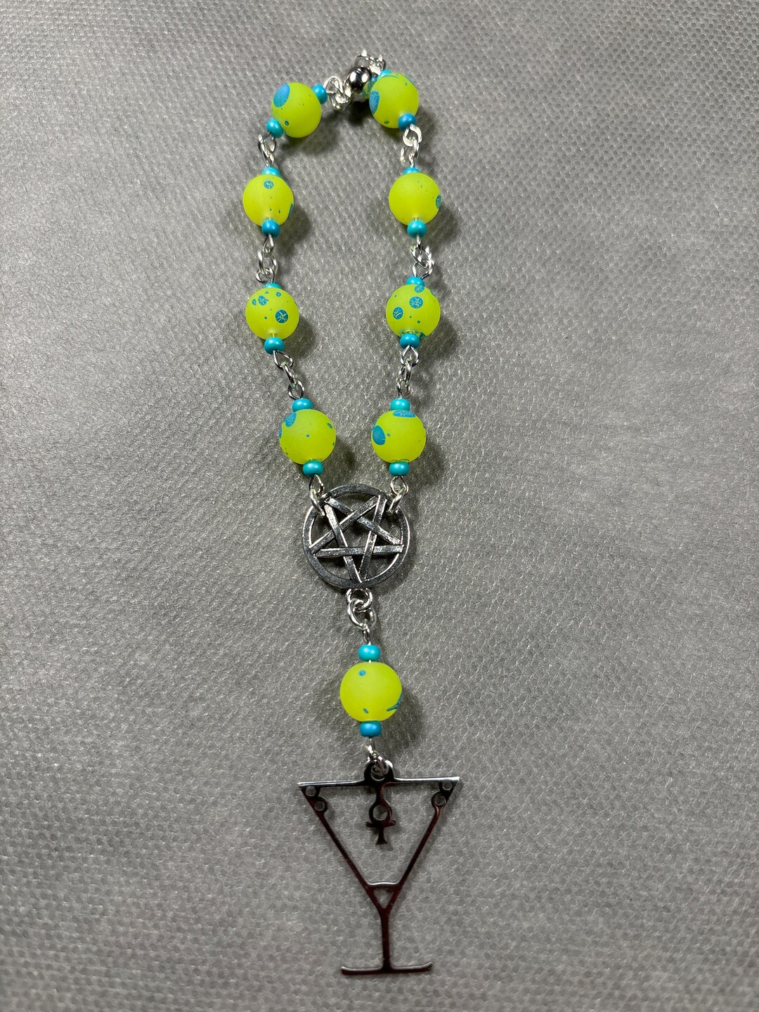 Mastema’s Sigil Car Rosary - Etsy