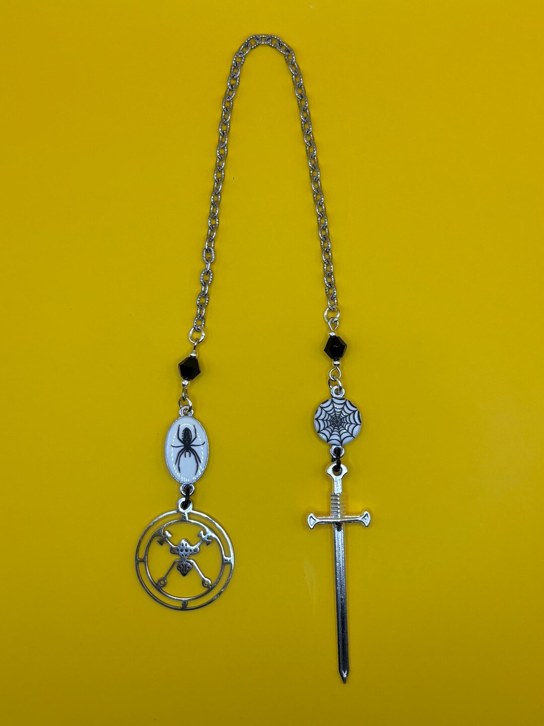 Baal’s Sigil Spider & Web Pendulum - Etsy