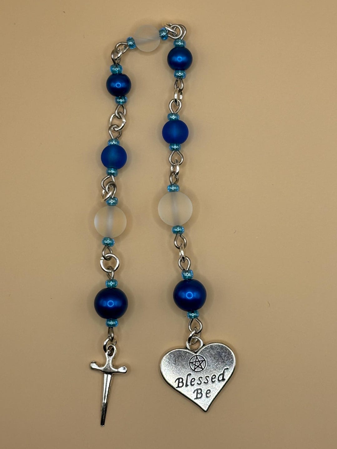 Blessed Be/dagger Pocket Rosary - Etsy