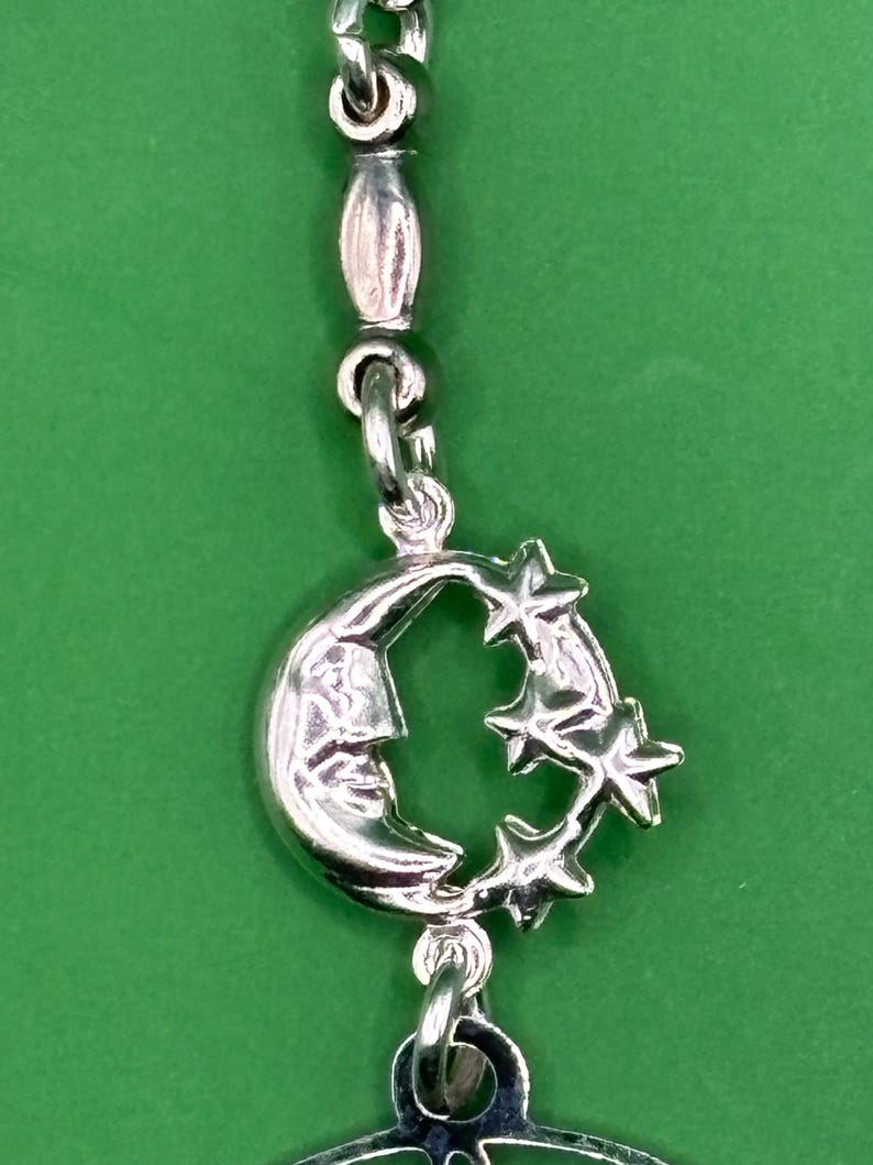 Decarabia’s Sigil Pink Flower Rosary - Etsy