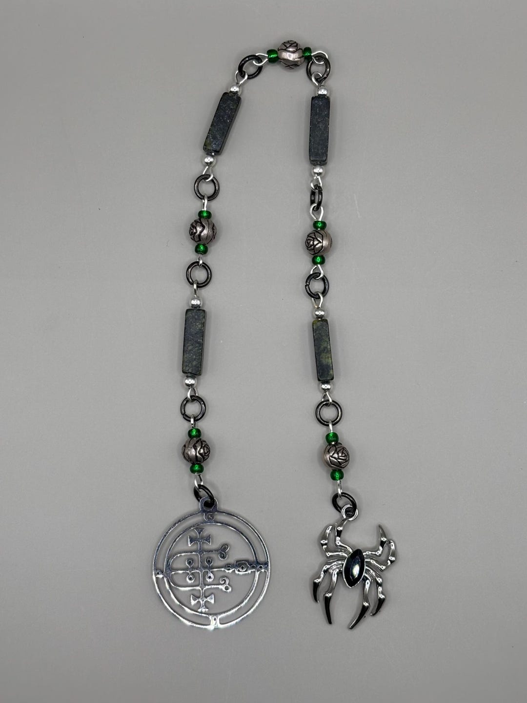 Gaaps Sigil Rose and Spider Pocket Rosary - Etsy