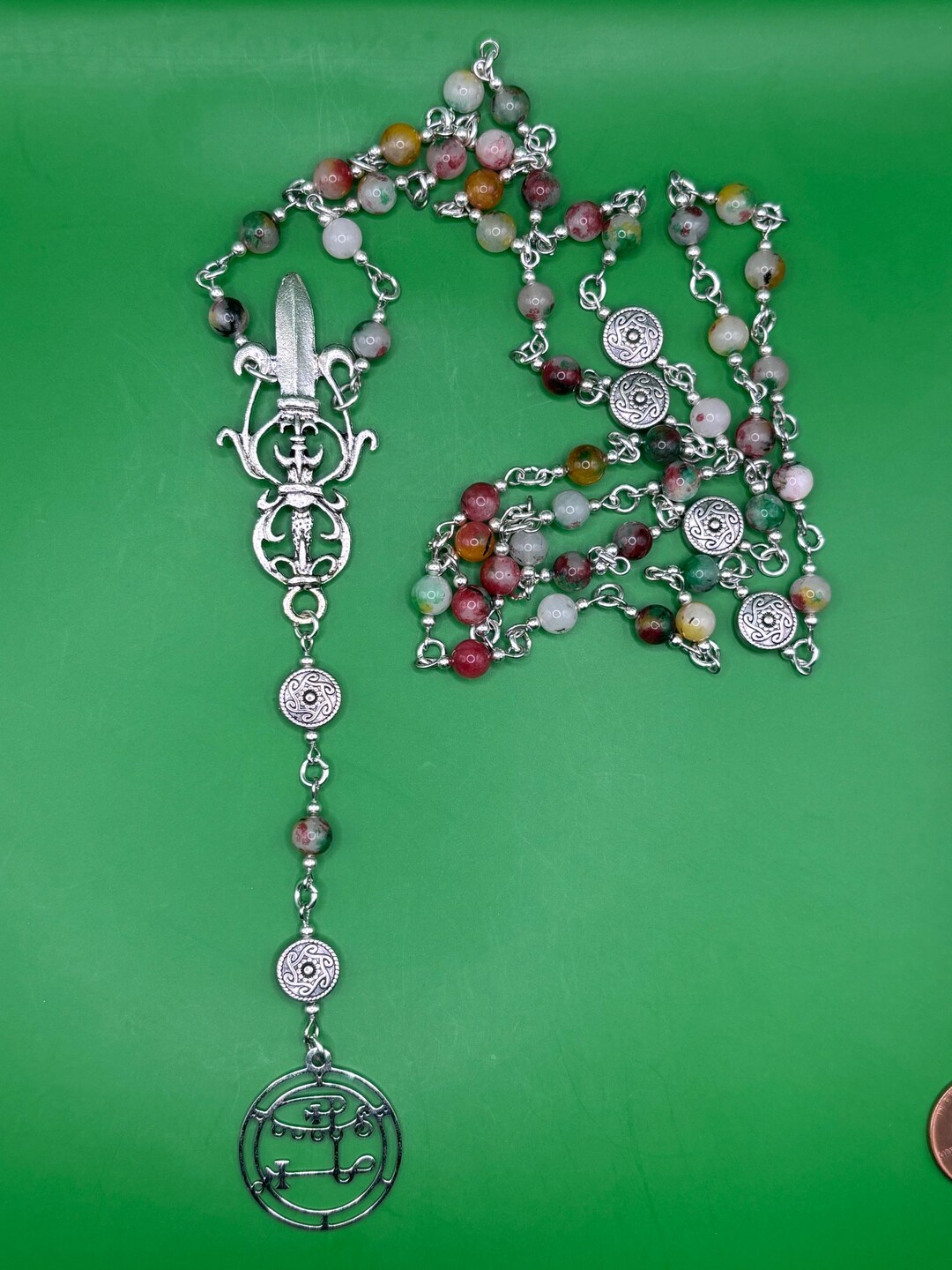 Valefor’s Sigil & Sword Rosary - Etsy